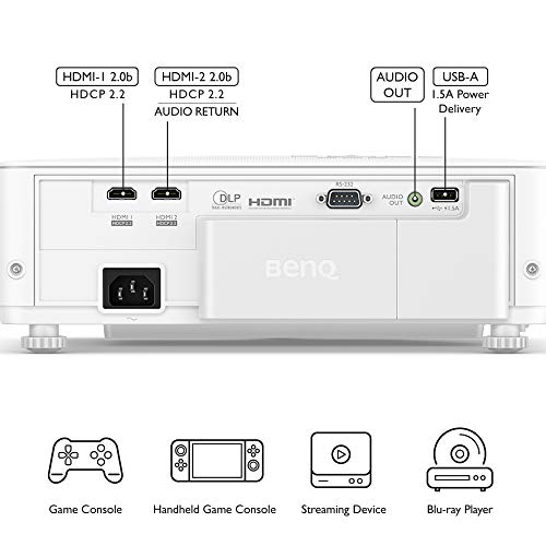 BenQ TK700STi 4K HDR Short Throw Gaming Projector | 4K 60Hz 16ms | 1080p 240Hz 4.16ms I 3000lm | 100β at 6.5 ft | RPG FPS Sport Game Modes | PS5 | Xbox | 2D Keystone I eARC | Golf Simulation