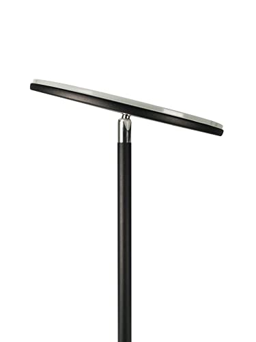 J&V Showroom LED Sky Floor Lamp -Dimmable Modern Design LED Floor Lamp for Living Room, Bedroom, Porch, Office, Study Room, Hotel, Black