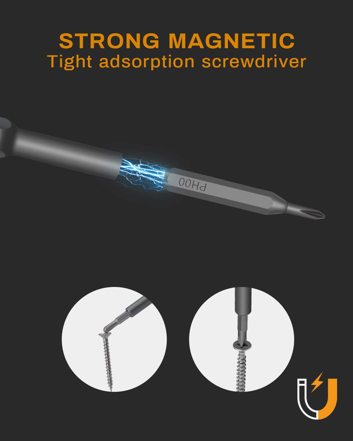 WINHUNT 24 in 1 Premium Precision Screwdriver Set, Mini Screwdriver Set Magnetic, Eyeglass Repair Kit with Phillips Head, Small Screwdriver for Electronics, PC,Watch