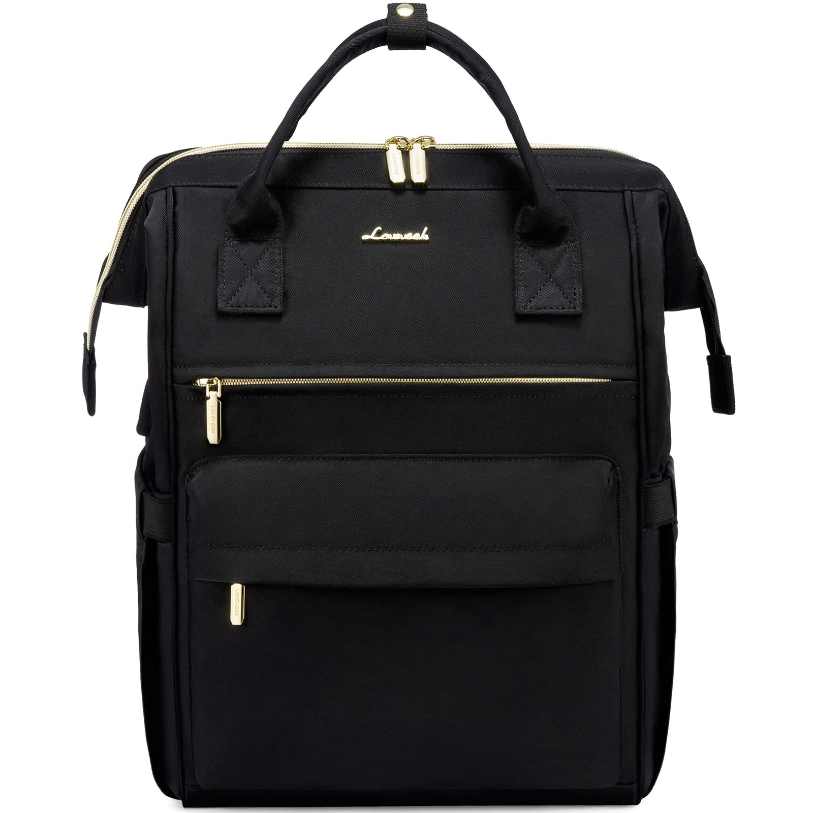 LOVEVOOK Laptop Backpack Purse for Women Waterproof Teacher Nurse Bag, 17.3 inch Work laptop Bag with USB Port, Business Travel Computer Backpack