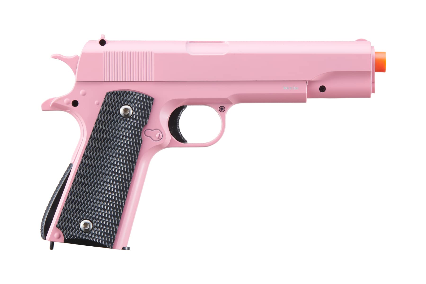 1911 Style 330 FPS Pink Metal Realistic Spring Airsoft Pistol