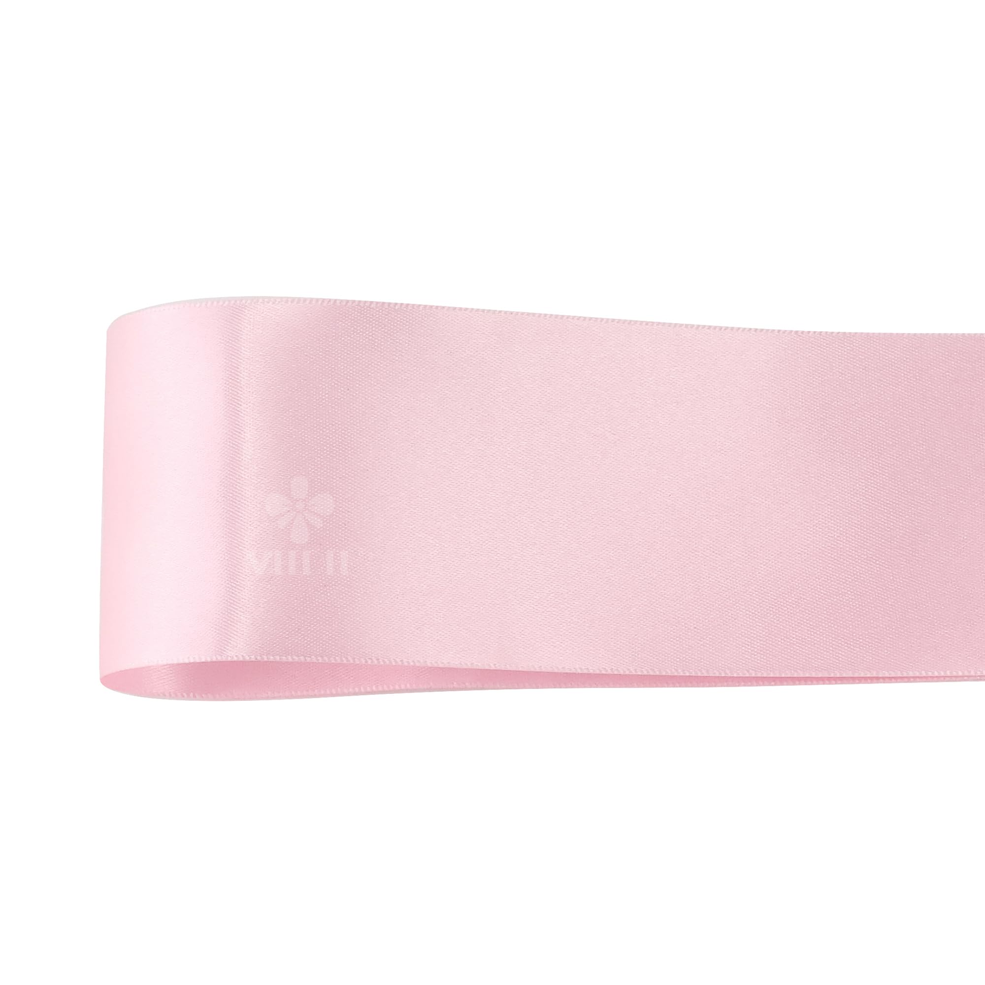 MEEDEE Pink Satin Ribbon - 2 Inch Double Faced Satin Ribbon by 25 Yards for Gift Wrapping, DIY Crafts, Weddings, Flower Bouquets, Holiday Decorating