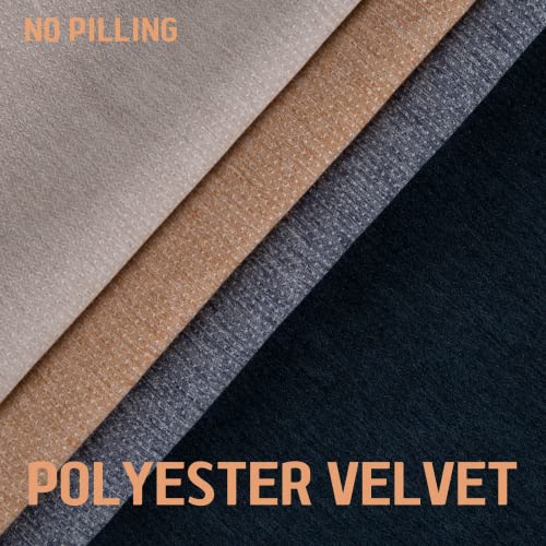 Detiblue Non Slip Tufted Bench Cushion - Soft Corduroy, Indoor Outdoor Patio, Piano Bench Sofa Cushions, Entryway Storage, Bay Window, High-Density Memory Foam, 48x16x4 inch, Grey