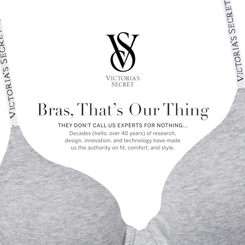 Victoria's Secret T Shirt Demi Bra, Lightly Lined, Smoothing, Bras for Women, Beige (36C)