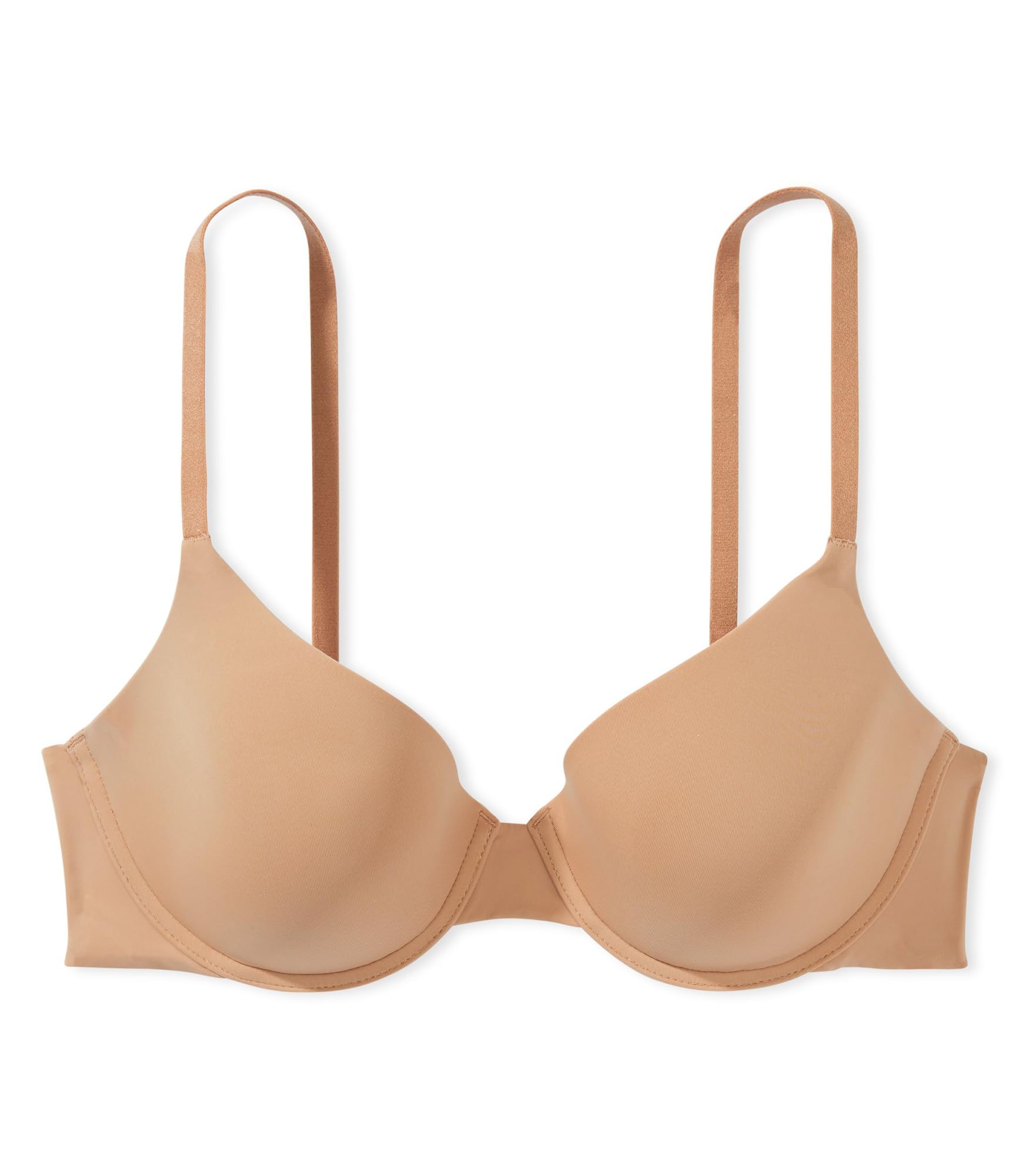 Victoria's Secret T Shirt Demi Bra, Lightly Lined, Smoothing, Bras for Women, Beige (34C)