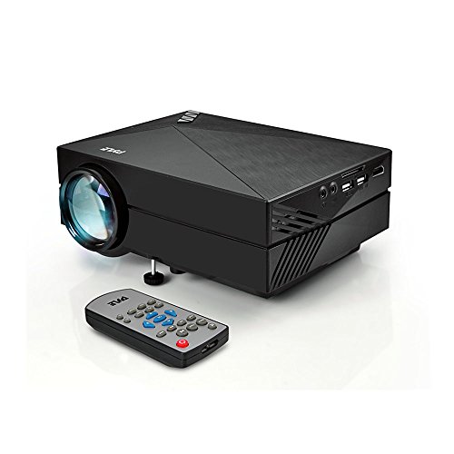 1080P Compact Digital Multimedia Projector - HD Support 1000 Lumens Adjustable 50ā-130ā Size Projection Built-in Stereo Speakers HDMI Ports & Remote Control - Pyle