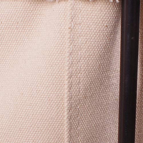 HIGOOD Canvas Basket Bulk Truck,Service Carts 12 Bushel Knock Down Truck, 15.0 cu. ft, 600 lb, 36" L X 26" W X 34" H Capacity
