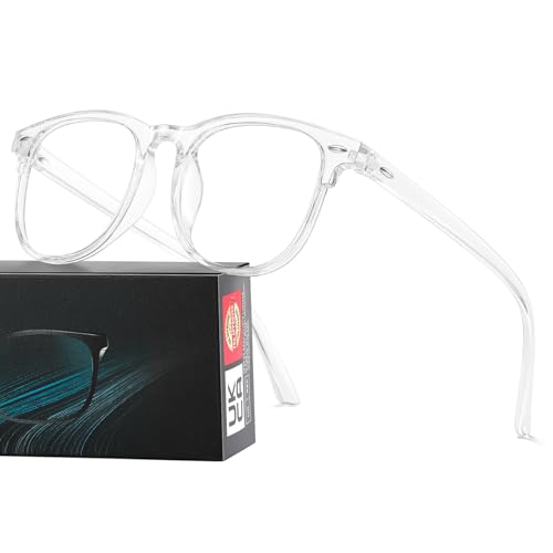 ZEHEXA Reading Glasses for Women Blue Light Blocking Glasses Filter UV Round Lightweight Readers Glasses for Women and Men Reader 0.05