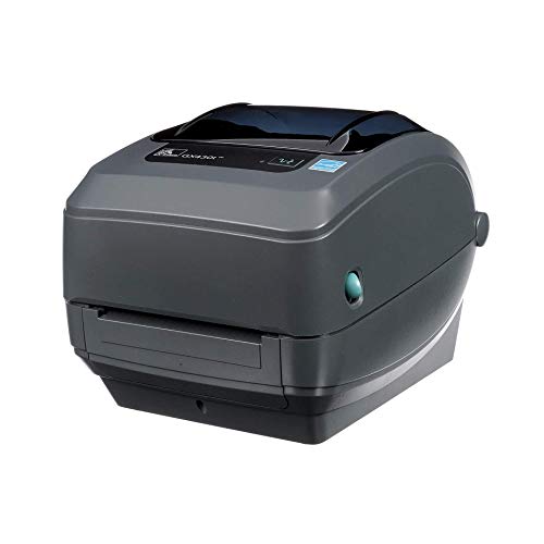 GX430T Zebra Printer ā Thermal Transfer Desktop for Shipping Labels, Barcodes, Receipts, Tags, Wrist Bands ā USB Interface, 4 Inch, with Power Supply (Renewed)