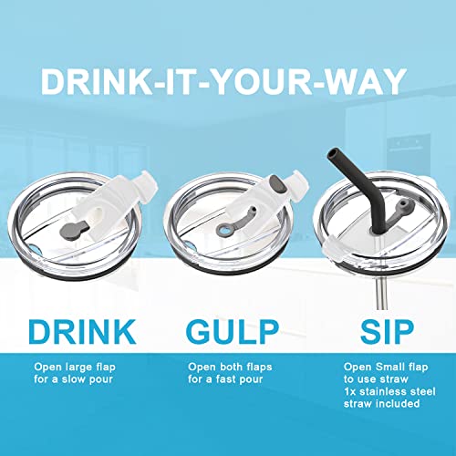 Sursip 50 oz Mug Tumbler,Stainless Steel Tumbler Mug with Non-Removable Handle–Keeps Drinks Cold up to 24 Hours–Sweat Proof, Dishwasher Safe,BPA Free-Mild Mint
