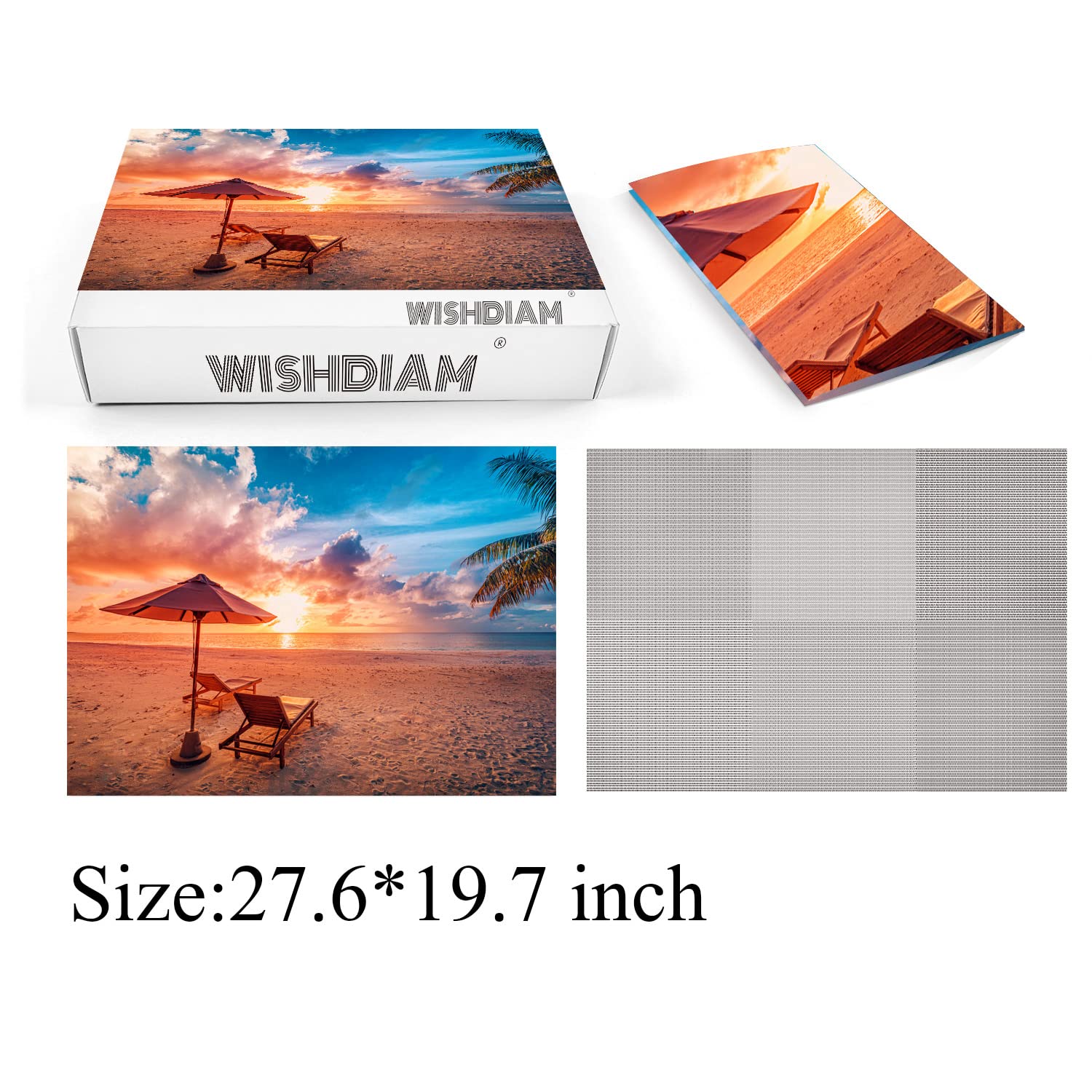 Hawaii Puzzles for Adults 1000 Pieces Hawaii Beach at Sunrise Puzzles,Nature Puzzles American Landscape Jigsaw Puzzles for Adults, for Friends