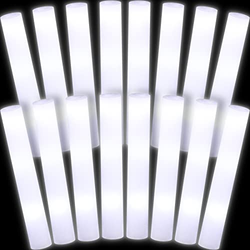 Liliful Glow LED Cheer Sticks Light up Sticks Wedding Wand for Birthday Bridal Shower Raves Carnival Concert Glow in Dark Party(24 Pcs)