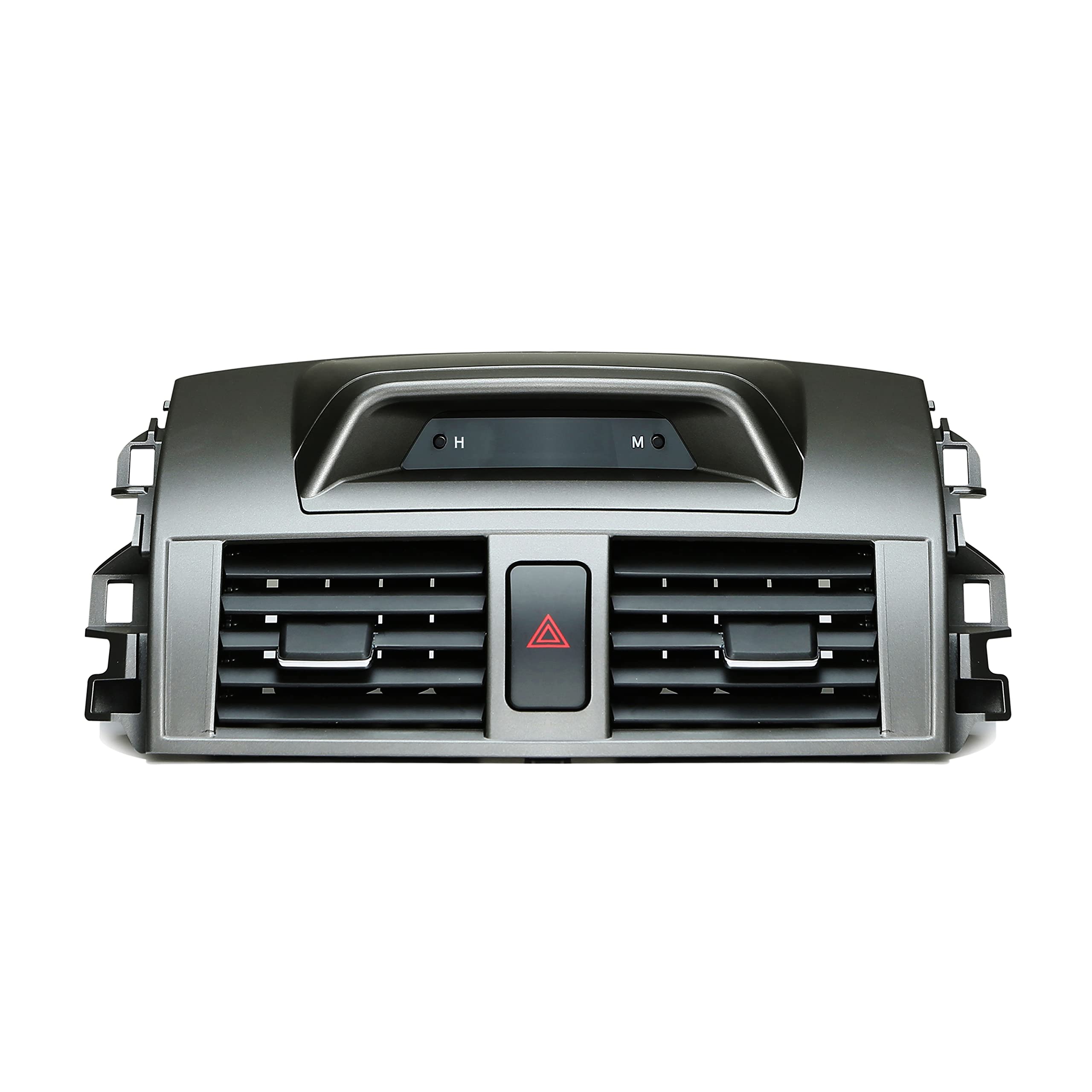 MYFANDOOR Center Dash A/C Outlet Air Vent Panel Replacement with Clock Air Vent Compatible with Toyota Corolla 2009-2013 Replaces # 55670-02340