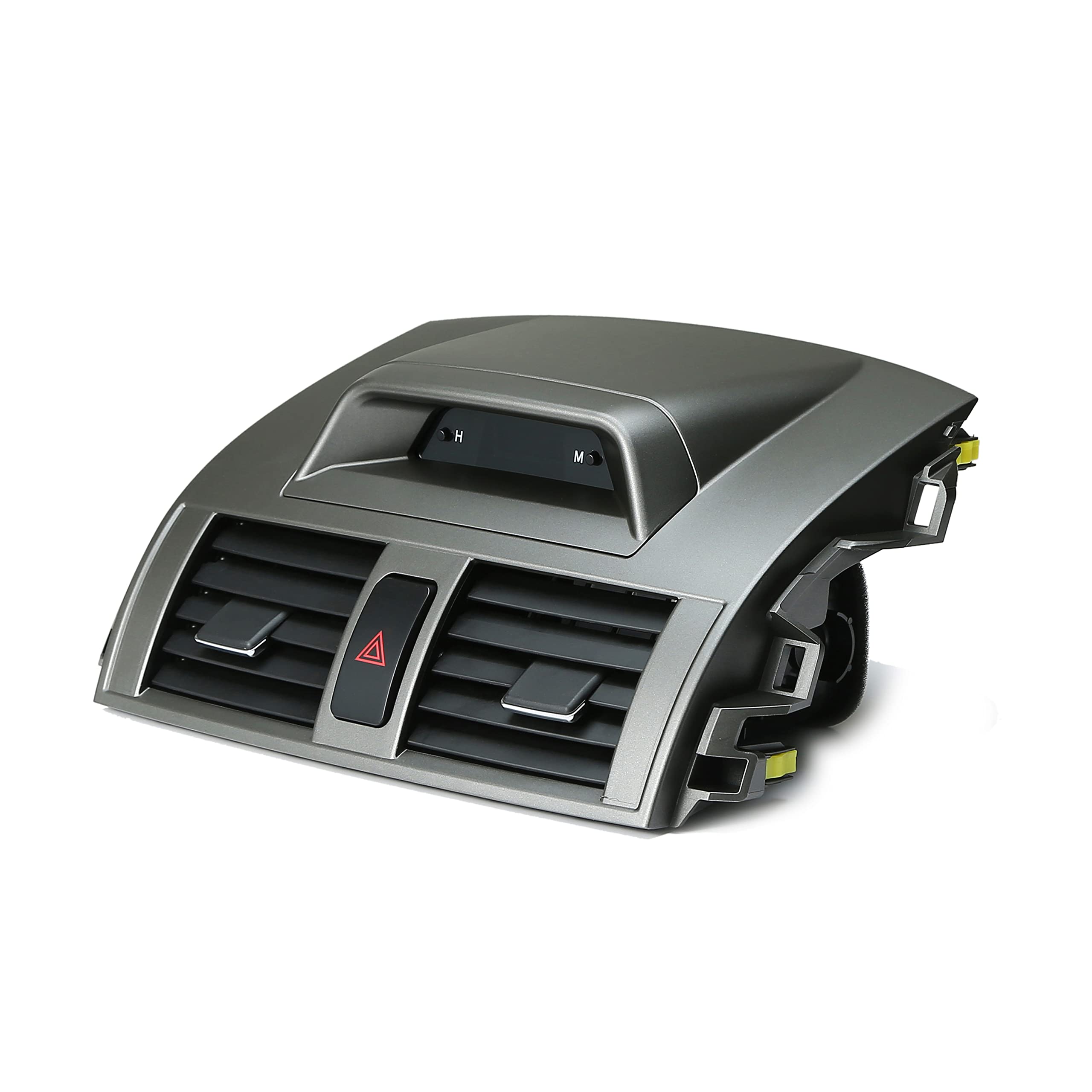 MYFANDOOR Center Dash A/C Outlet Air Vent Panel Replacement with Clock Air Vent Compatible with Toyota Corolla 2009-2013 Replaces # 55670-02340
