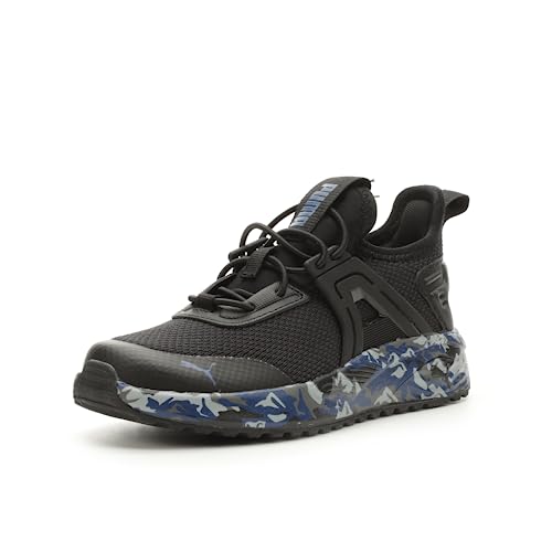 PUMA Shoes Pacer 23 Alternate Closure Sneaker, 1.5 US Unisex Little Kid, Mountain Park Black-Blazing Blue