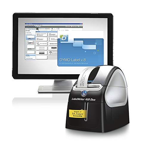 DYMO 1752267 LabelWriter 450 Duo Thermal Label Printer