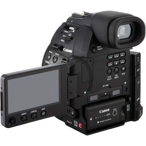 Canon EOS C100 Mark II with Dual Pixel CMOS AF 0202C002 & EF 24-105mm f/4L is II USM Lens with Memory Card, Case, Tripod, and More - Starter Bundle - (International Version) (Renewed)