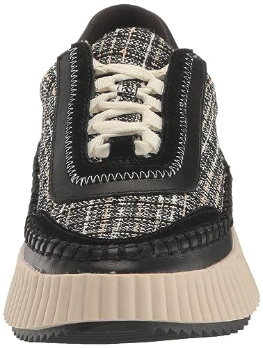 Dolce Vita Women's DOLEN Sneaker, Black Multi Woven, 7.5