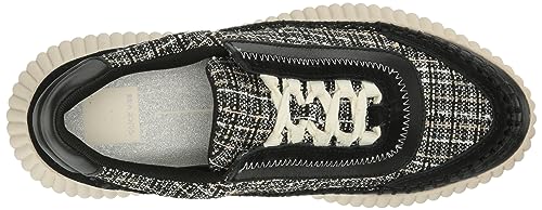 Dolce Vita Women's DOLEN Sneaker, Black Multi Woven, 7.5