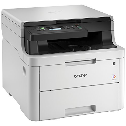 Brother HL-L3290CDW Compact Digital Color Printer Providing Laser Printer Quality Results with Convenient Flatbed Copy & Scan, Wireless and Duplex Printing, Amazon Dash Replenishment Ready