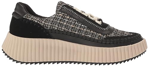 Dolce Vita Women's DOLEN Sneaker, Black Multi Woven, 7.5