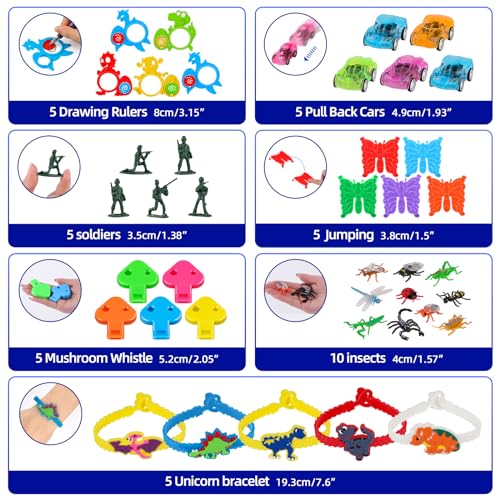 Amy&Benton 1000PCS Birthday Party Favors for Kids Return Gifts Bulk Goodie Bag Stuffers Toy Packs Treasure Box Prizes for classroom