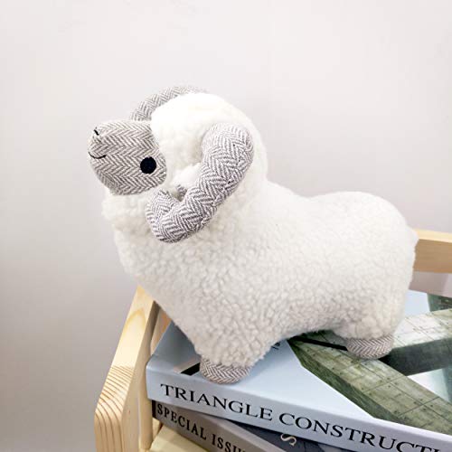 Fabric Animal Door Stopper Decorative Doorstops Goat Lover Gifts Book Stopper Wall Protectors Anti Collision