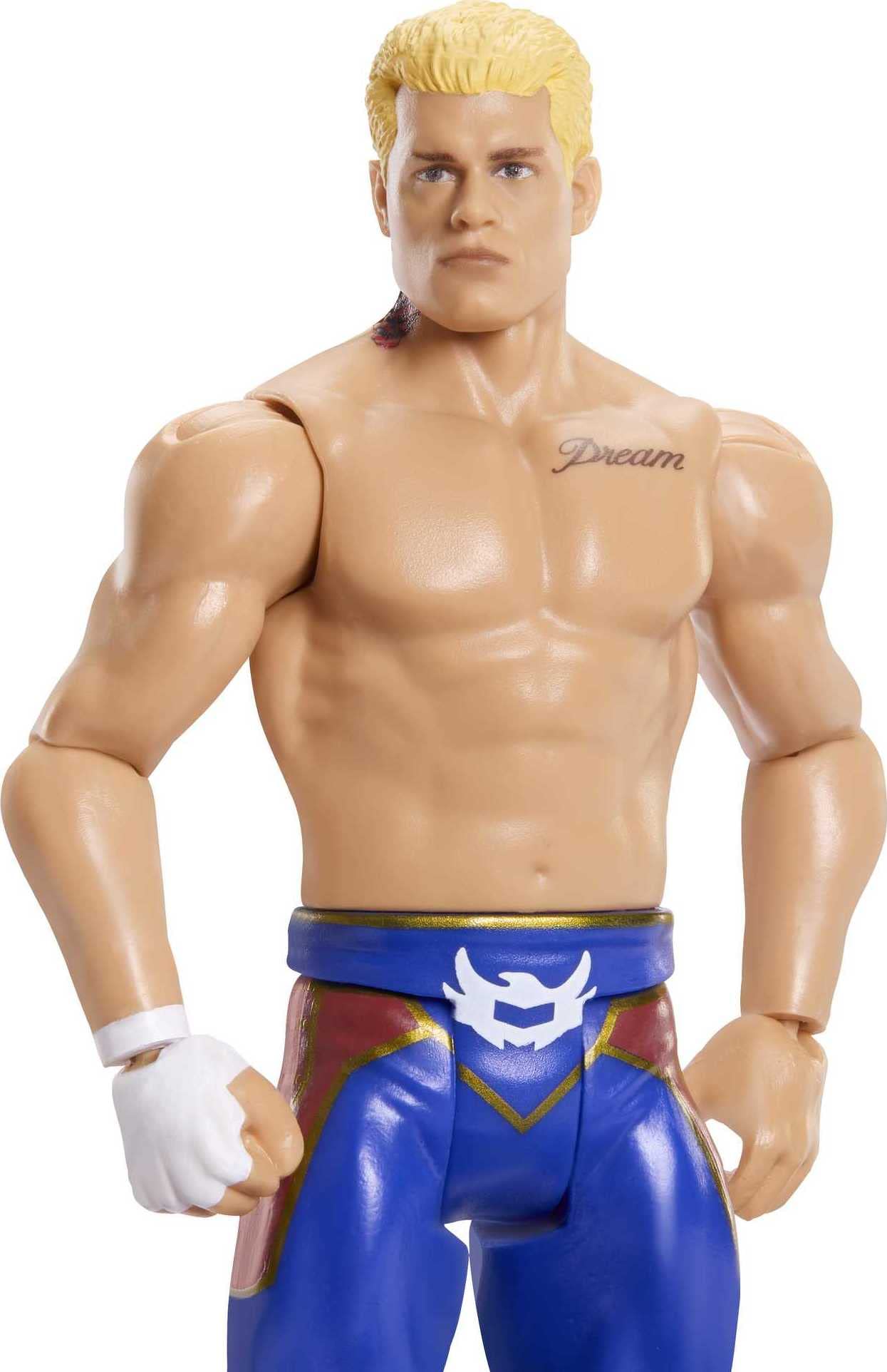 Mattel WWE Cody Rhodes Top Picks Action Figure, Collectible with 10 Points of Articulation & Life-like Detail, 6-inch