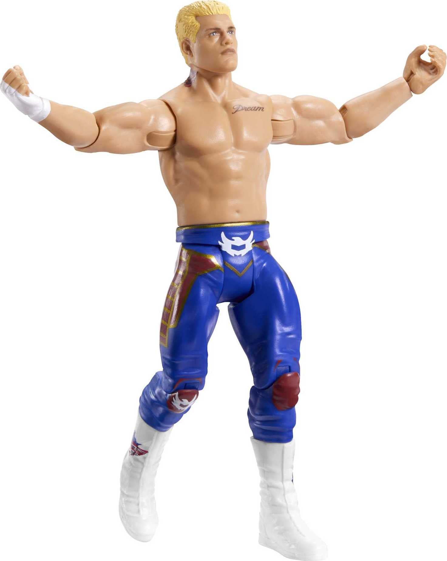 Mattel WWE Cody Rhodes Top Picks Action Figure, Collectible with 10 Points of Articulation & Life-like Detail, 6-inch