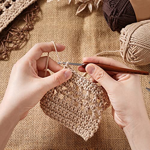 Blue Crochet Bag Hat Yarn Round Rope Yarns Cotton Twine Polyester Yarn DIY Knitting Cup Mat,Basket,Home Decor Projects 100g