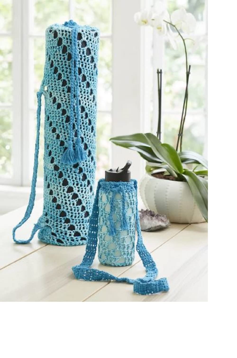 Premier Home Cotton Yarn 6-Pack Bundle with Bella's Crafts Stitch Markers (Splash Mix)