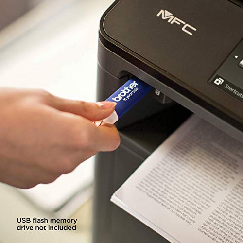 Brother Monochrome Laser Multifunction All-in-One Printer, MFC-L5700DW, Flexible Network Connectivity, Mobile Printing & Scanning, Duplex Printing, Amazon Dash Replenishment Ready, Black