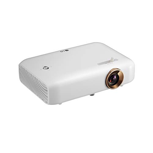 LG PH510P HD Resolution (1280 x 720) Portable CineBeam Projector, Built-in Battery (up to 2.5 Hours) - White