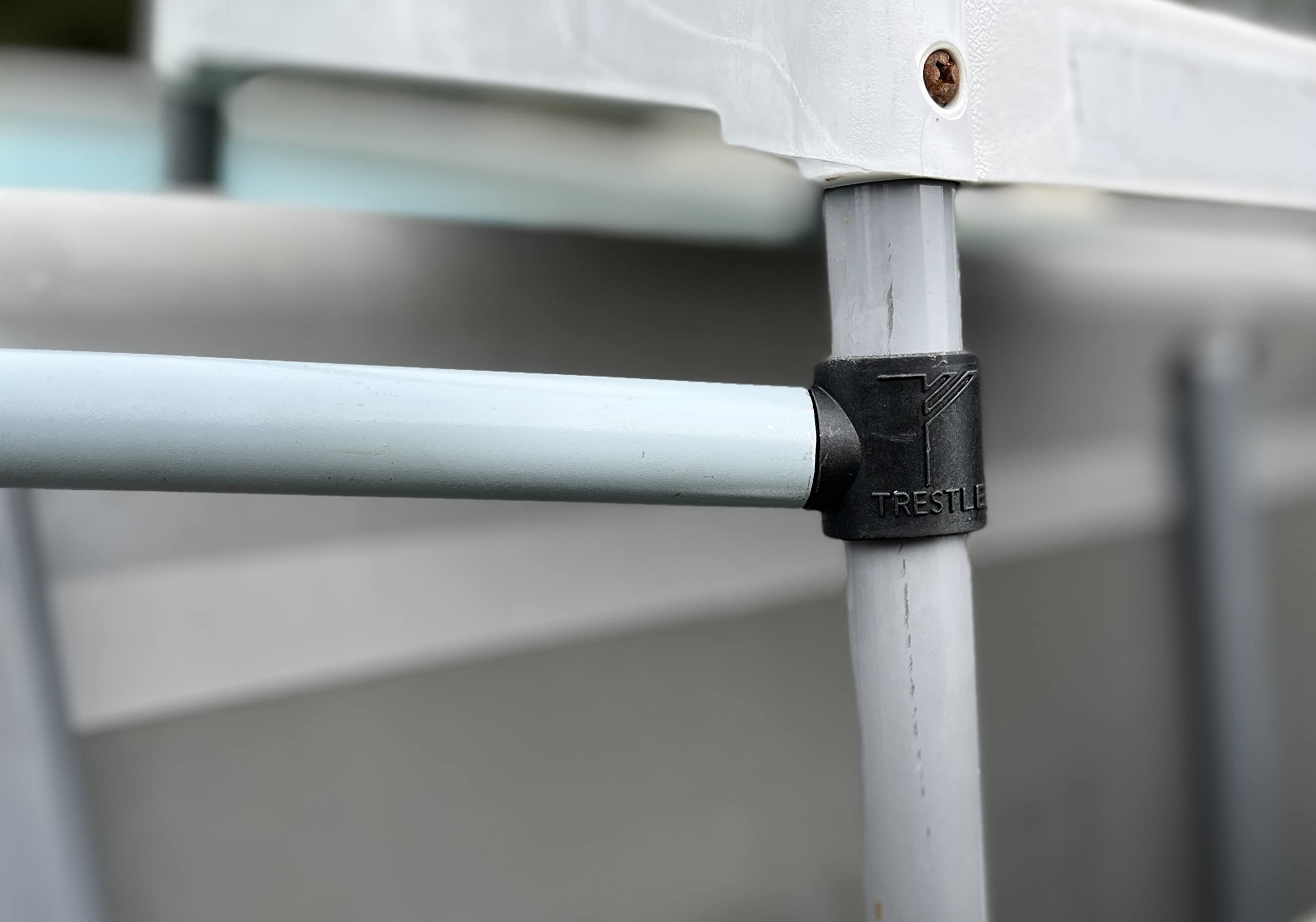 Above Ground Swimming Pool Ladder Latch **Sold as Set** Ladder Anchor Safety Stabilizer Pool Frame Reduce Injury**Stop Wear On Your Pool Liner**