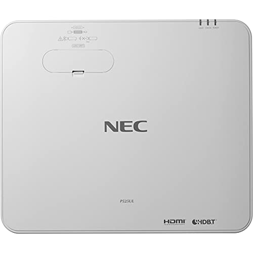 NEC Display PJ-P525UL LCD Projector - 1080p - HDTV - 16:10 - Ceiling, Rear, Front - Laser - 20000 Hour Normal Mode - 1920 x 1200 - WUXGA - 500,000:1-5200 lm - HDMI - USB - 320 W - White Color - 5 Ye