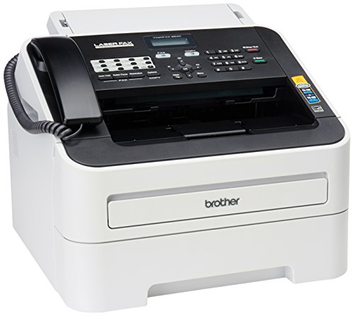 Brother FAX-2840 High Speed Mono Laser Fax Machine, Dark/light gray - FAX2840 17.750x18.125x16.625