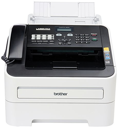 Brother FAX-2840 High Speed Mono Laser Fax Machine, Dark/light gray - FAX2840 17.750x18.125x16.625