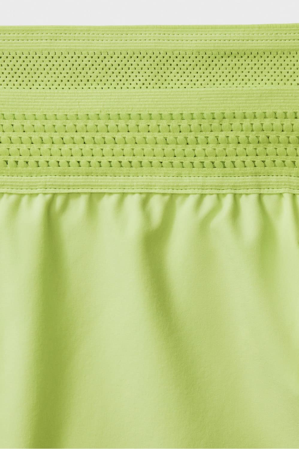 Fabletics Men's The Fundamental Short, Workout, Running, Training, Gym, Yoga, Ultra Lightweight, Athletic, 7" Inseam, M, Faded Lime