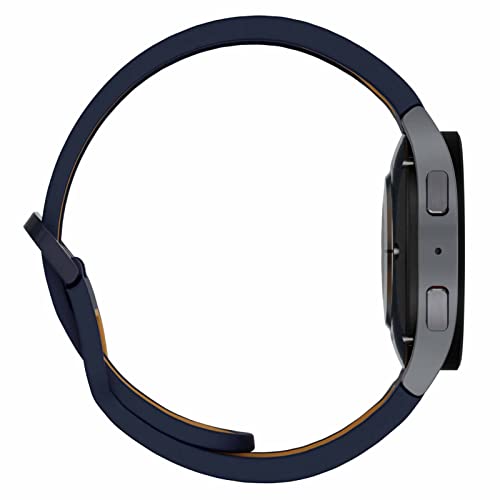 SAMSUNG Galaxy Watch5 Bespoke Edition 40mm Bluetooth Smartwatch, Body, Health, Fitness, Sleep Tracker, Improved Battery, Sapphire Crystal Glass, US Version, Graphite Extreme Sport Band, Navy/Mustard