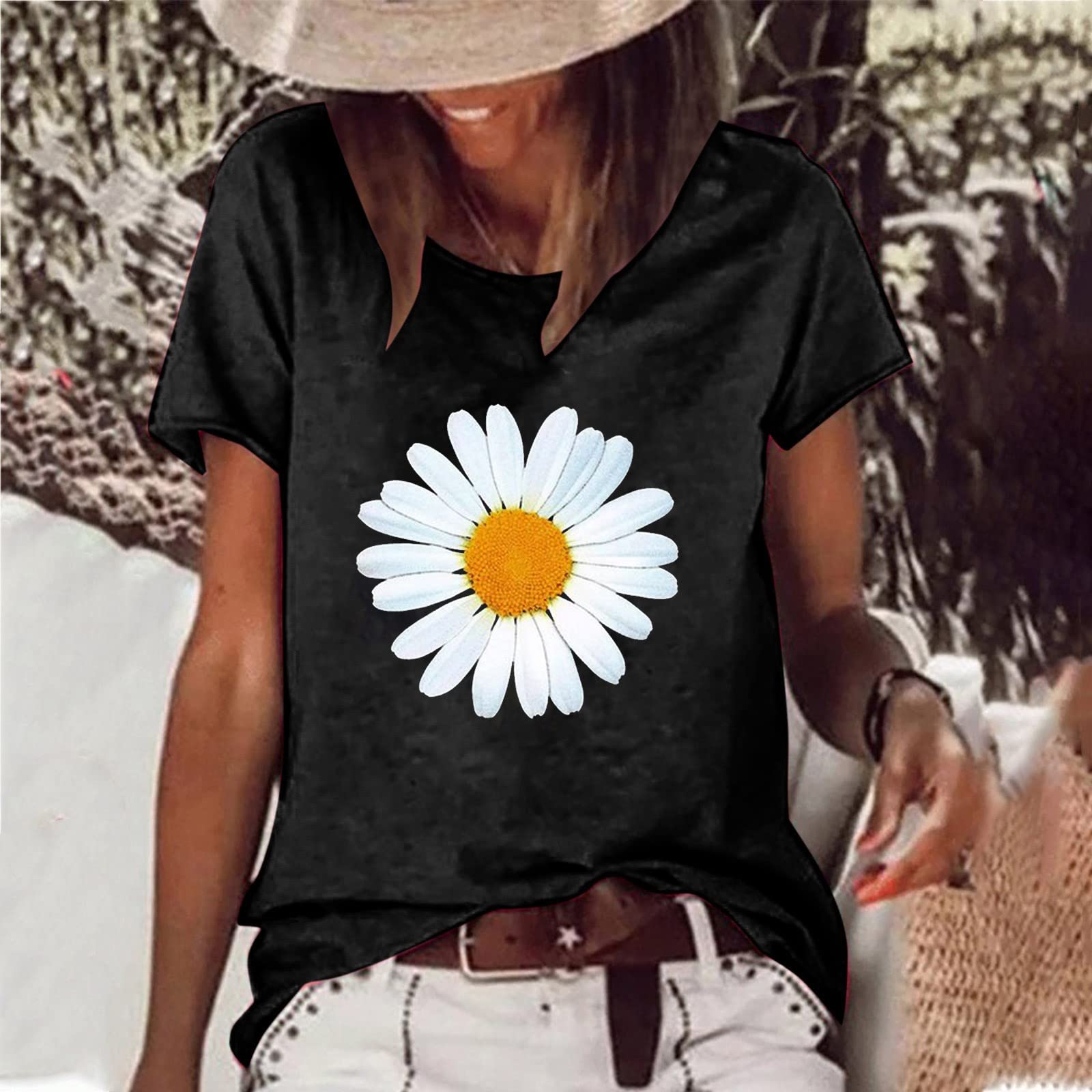 JEGULV March 20-25 Women Clothes Graphic Tees for Women Short Sleeve Loose Fit Tops Basic Casual Soft Blouse T-Shirts Summer Plus Size Tops 2025 On Amazon Today Prime Clearance Amaon Prime
