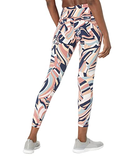 Sweaty Betty Women's Power 7/8 Workout Leggings, Pink Marble Refract Print, Small
