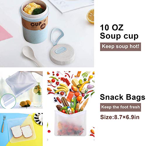 Koccido Bento Box Lunch Box Kit,Japanese Lunch Box 3-In-1 Compartment,Leakproof 3 Layer Lunch Box Lunch Container,Bento Lunch Box for Kids and Adults