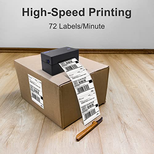 beeprt Bluetooth Shipping Label Printer - Wireless Thermal Label Printer for Shipping Package Small Business, 4x6 Label Printer Compatible with Shopify Ebey Amazon Etsy FedEx UPS USPS