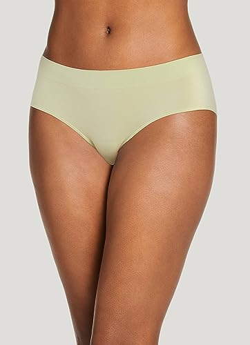 Jockey Women's Underwear Modern Micro Seamfree Hipster, Yellow Grass, 6