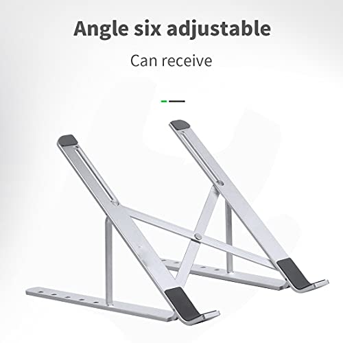 SDGH Folding Laptop Stand Ventilated Aluminum Cooling Adjustable Portable Desktop Stand Tablet Holder for Stand