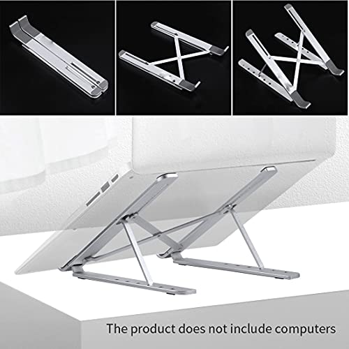 SDGH Folding Laptop Stand Ventilated Aluminum Cooling Adjustable Portable Desktop Stand Tablet Holder for Stand