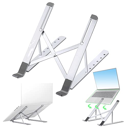 SDGH Folding Laptop Stand Ventilated Aluminum Cooling Adjustable Portable Desktop Stand Tablet Holder for Stand