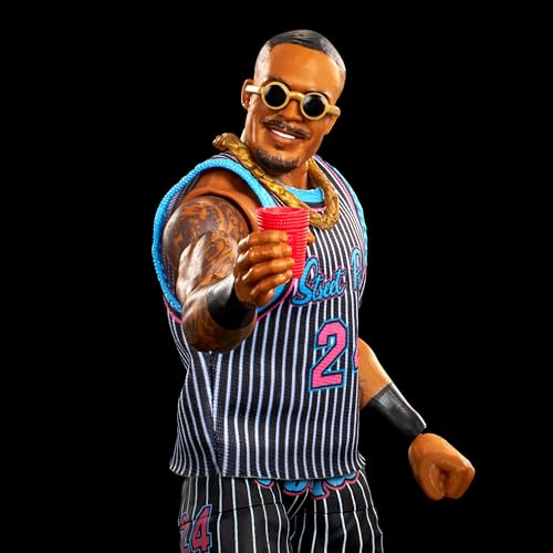 Mattel WWE Montez Ford Elite Collection Action Figure with Accessories, Articulation & Life-like Detail, Collectible Toy, 6-inch