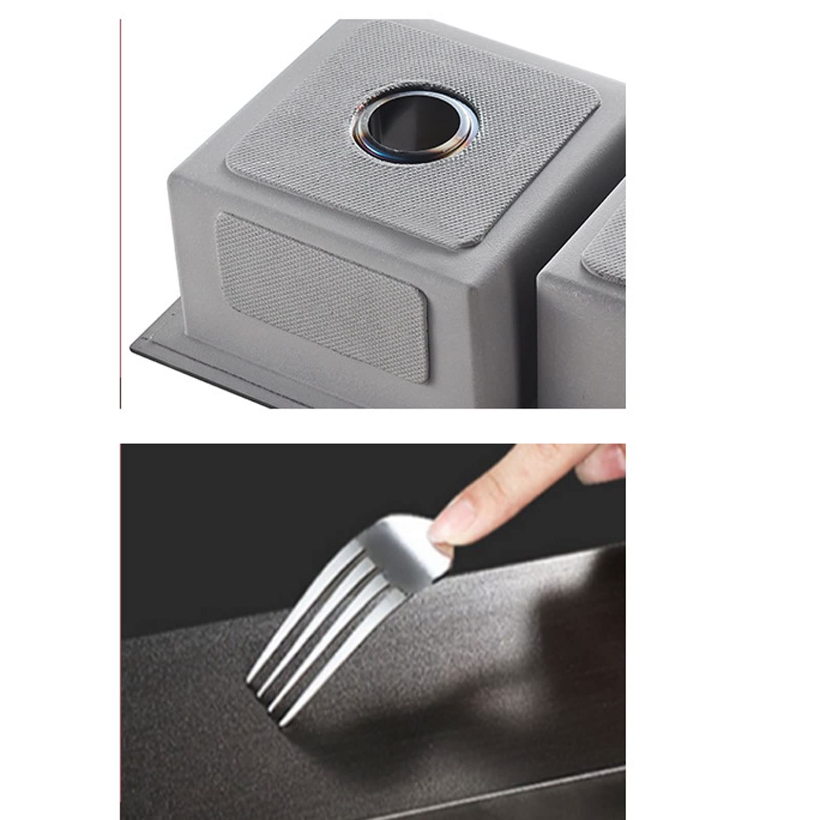 SZYAWxwj Mini Dishwasher Washer Sink Manual Wire Drawing Dishwasher Set Meal Kitchen Stainless Steel Dish Washing Basin