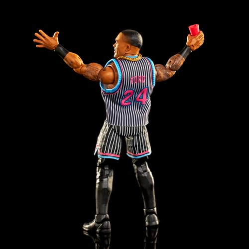 Mattel WWE Montez Ford Elite Collection Action Figure with Accessories, Articulation & Life-like Detail, Collectible Toy, 6-inch